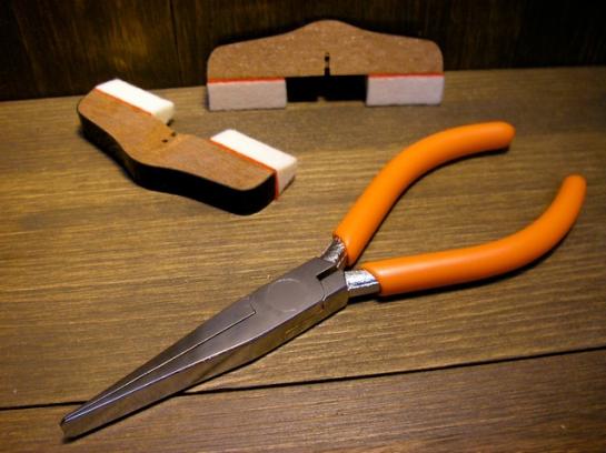 #161 リードペンチ ギザ無し(ダンパープライヤー)/Reed pliers(Damper pliers)株式会社 渡辺商店