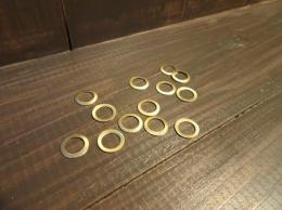 #349-W03S アグラフワッシャー0.3mm(1枚単位)/Agraffe Washer 0.3mm (pc)株式会社 渡辺商店